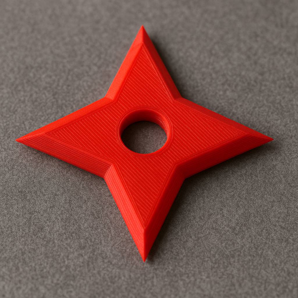 3D Printer Files | 3MF File | 3D NINJA STAR SHURIKEN | Creality Cloud