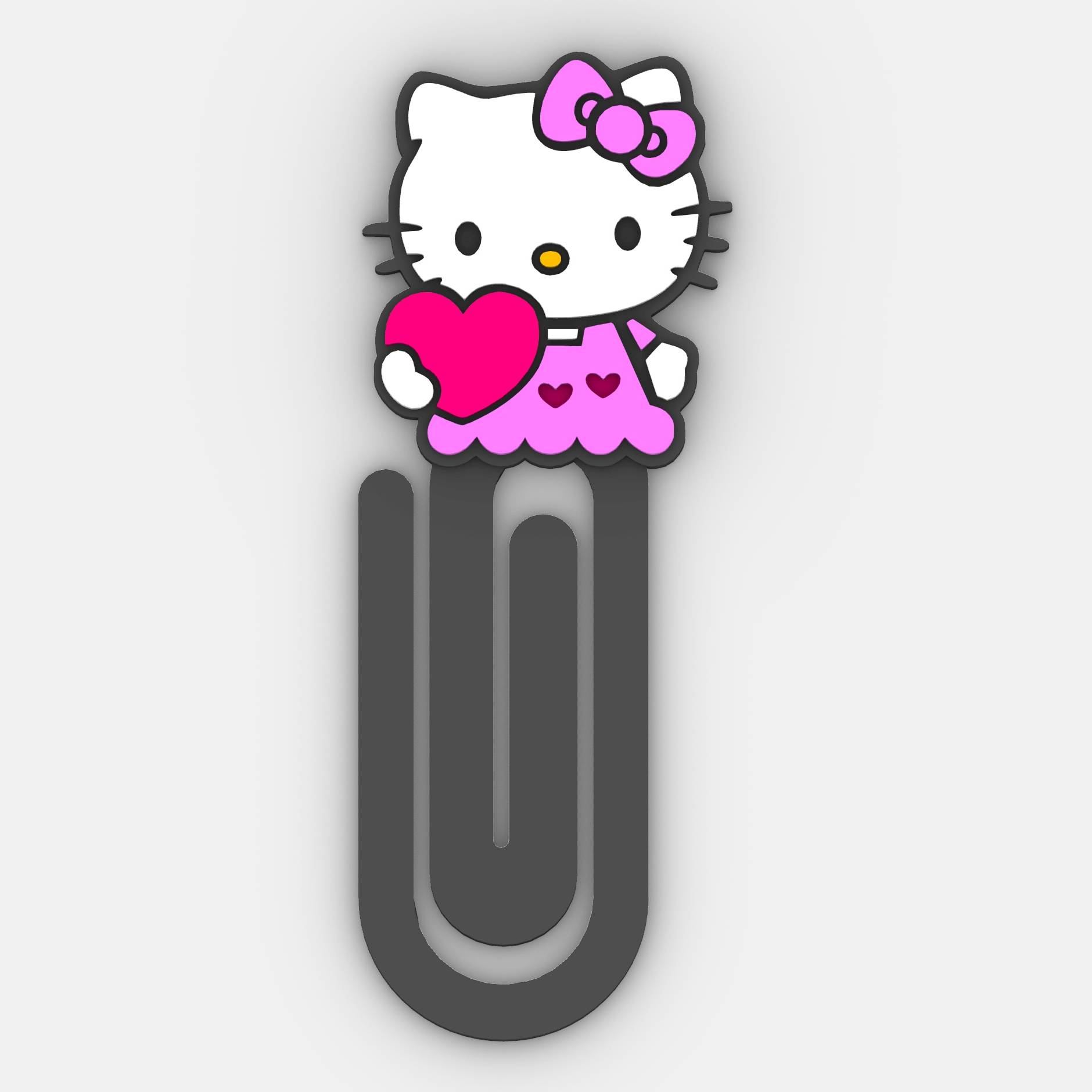 Stationery & Learning Tools STL Download - hello kitty in love- Paper ...
