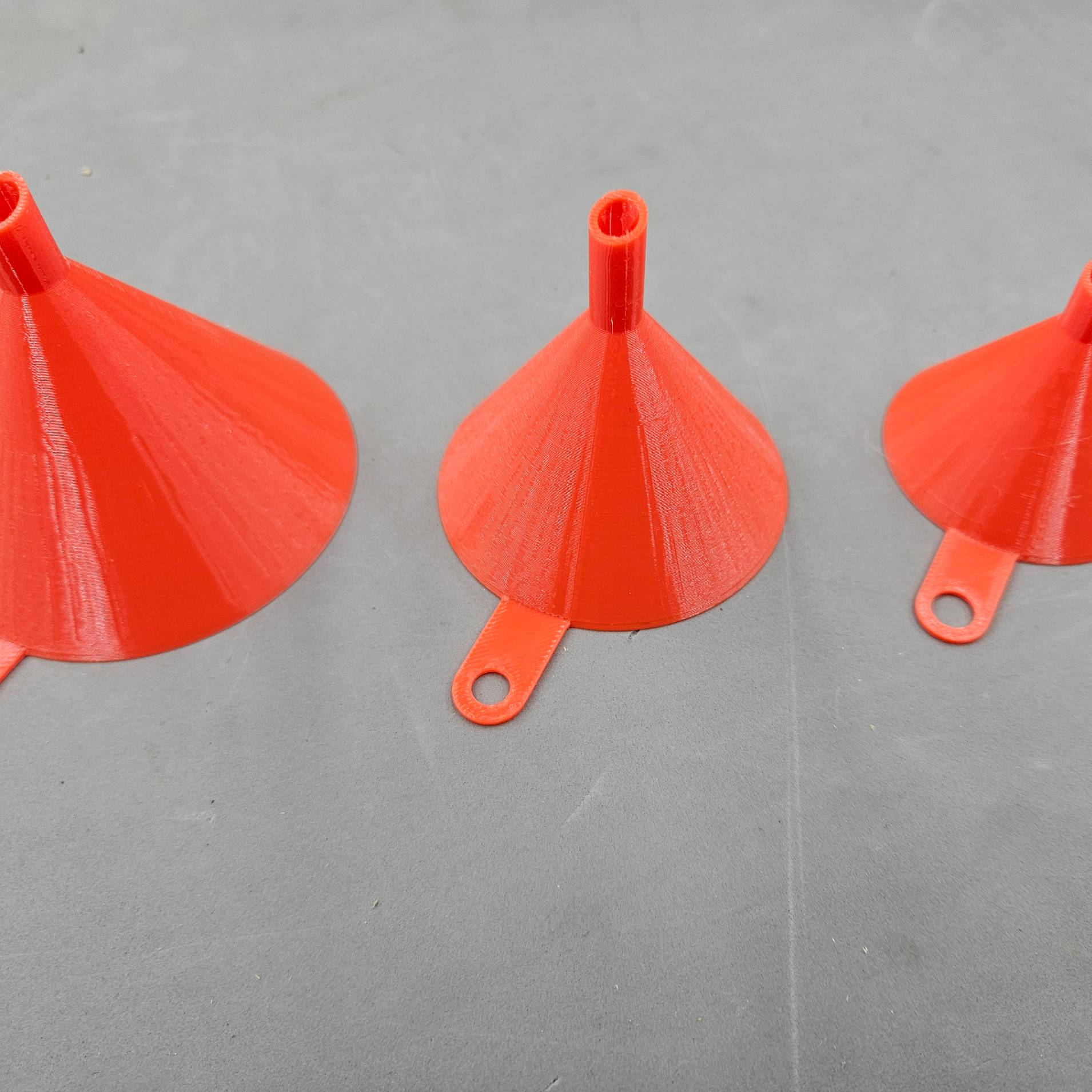 3D Printer Files | 3MF File | SET OF FUNNELS 2, 2.5 AND 3 INCH ...