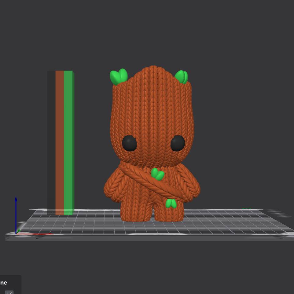 3D Printer Files | 3MF File | knitted baby groot | Keychain | Creality ...