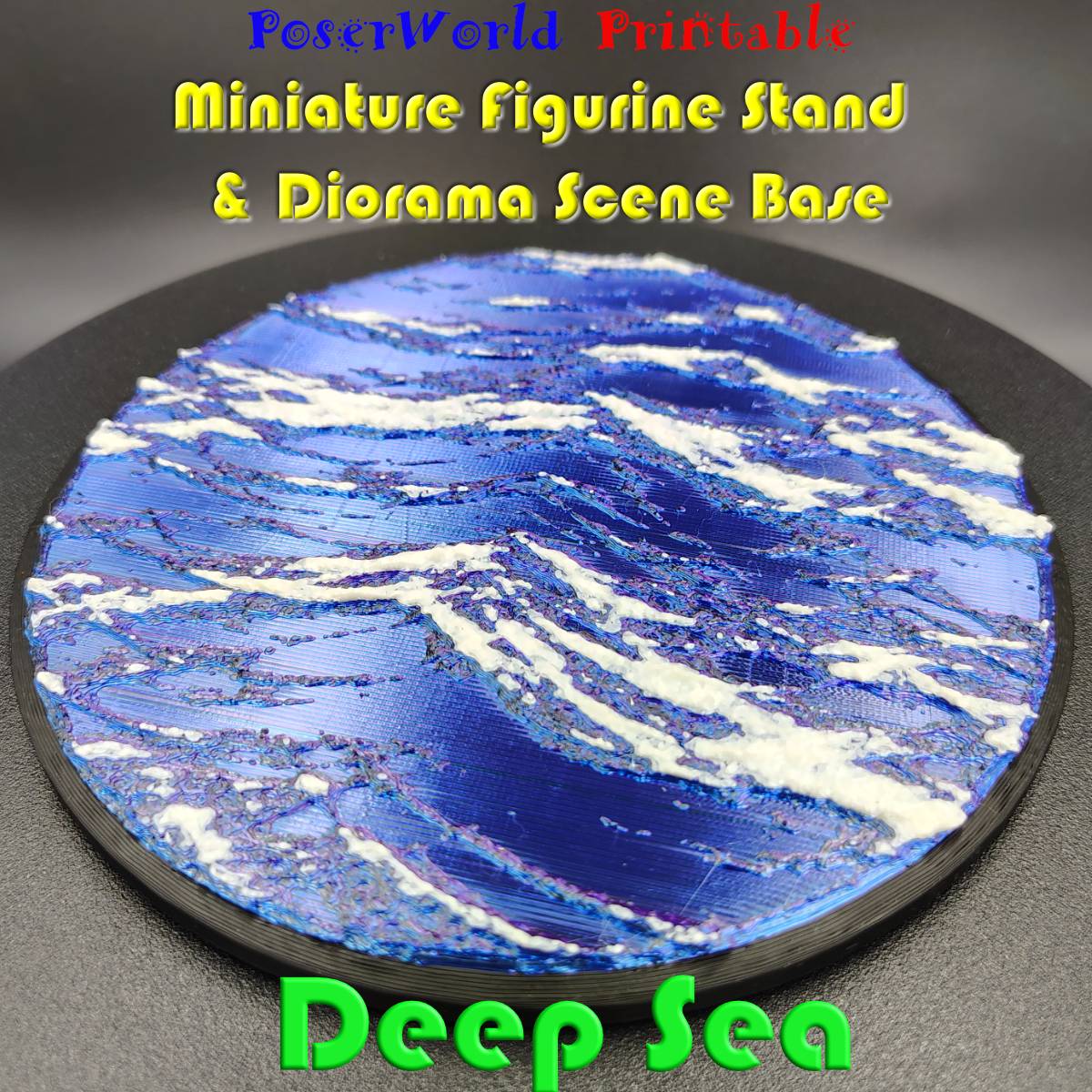 3D Printer Files | 3MF File | Deep Sea Figure Stand and Scenic Diorama ...
