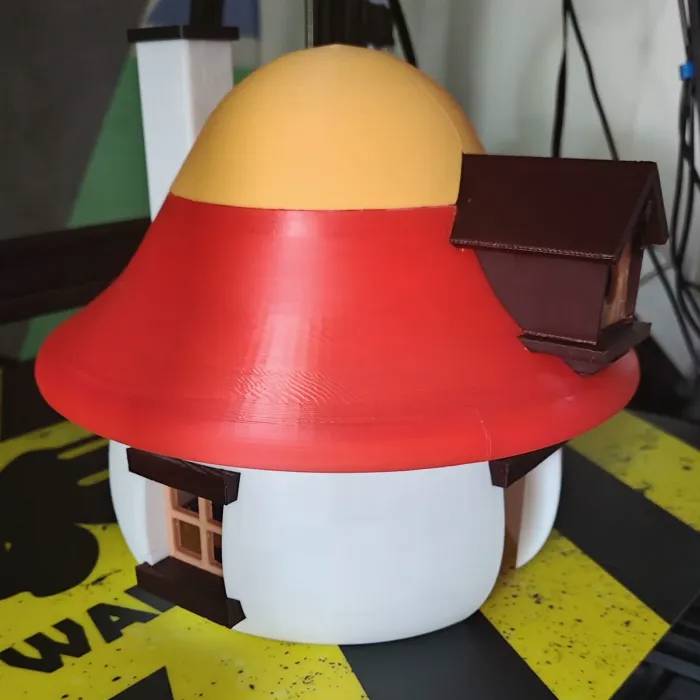 3D Printer Files | 3MF File | The Smurf-Style Rodent House | Creality Cloud