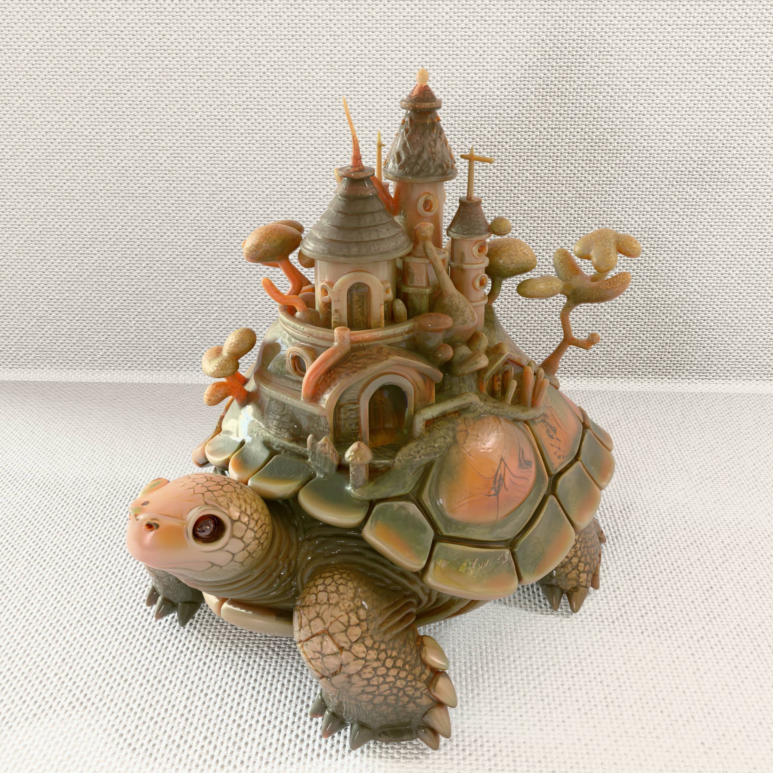 3D Printer Files | 3MF File | Turtle Castle | Creality Cloud