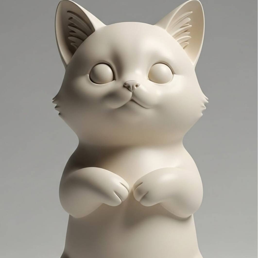 Archivos de impresora 3D | Archivo 3MF | Cat cartoon | Creality Cloud