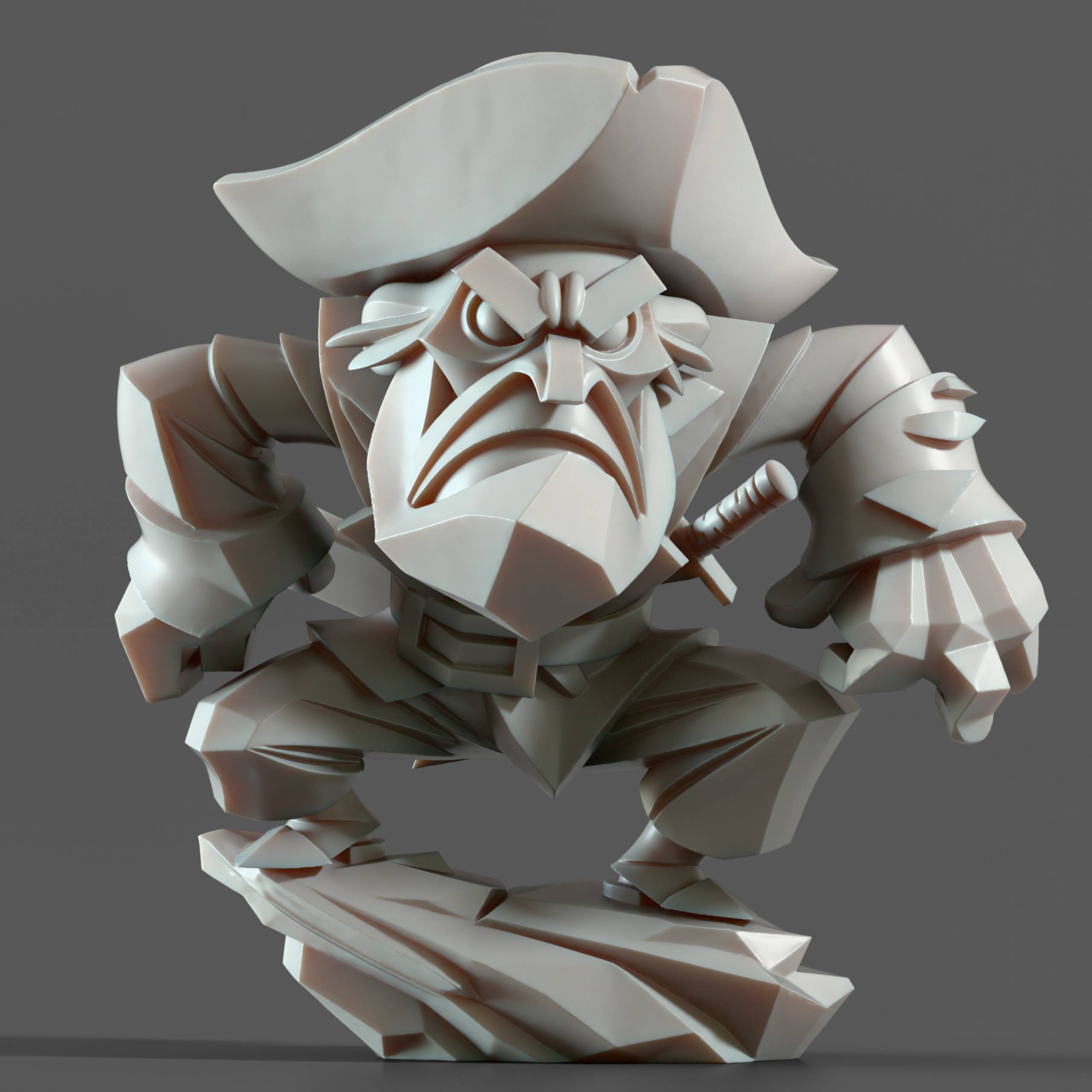 3D Printer Files | 3MF File | Pirate Miniature Fan art | Creality Cloud