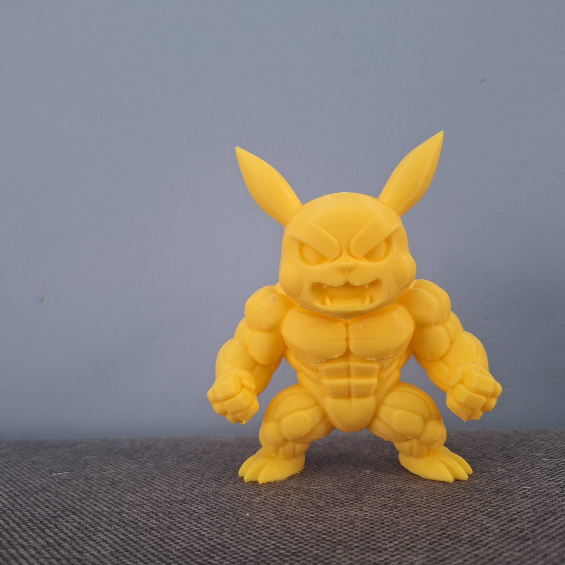 3D Printer Files | 3MF File | pikachu bodybuilder | Creality Cloud