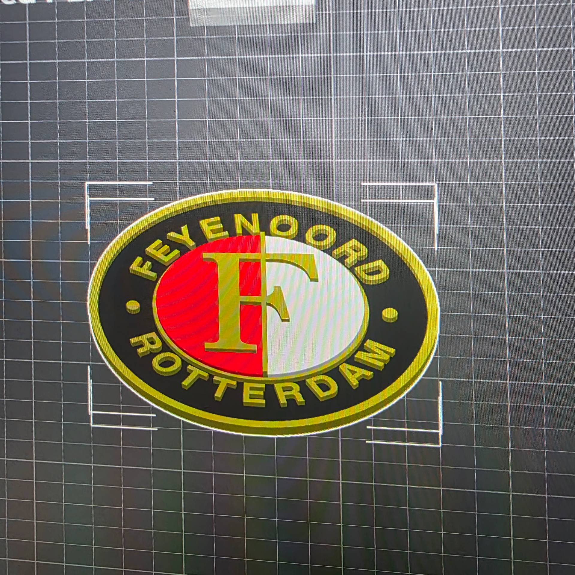 3D Printer Files | 3MF File | Feyenoord multicolor logo 3d | Creality Cloud
