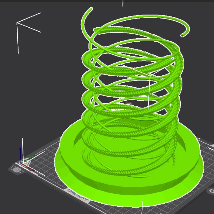 3D Printer Files | 3MF File | Konomi Double Helix Fountain | Creality Cloud