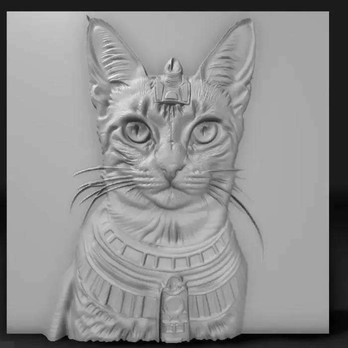 3D Printer Files | 3MF File | Egyptian cat | Creality Cloud