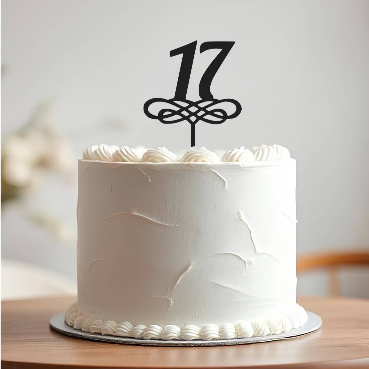 Home Decorations & Ornaments STL Download - Seventeen Cake Topperby OALPO