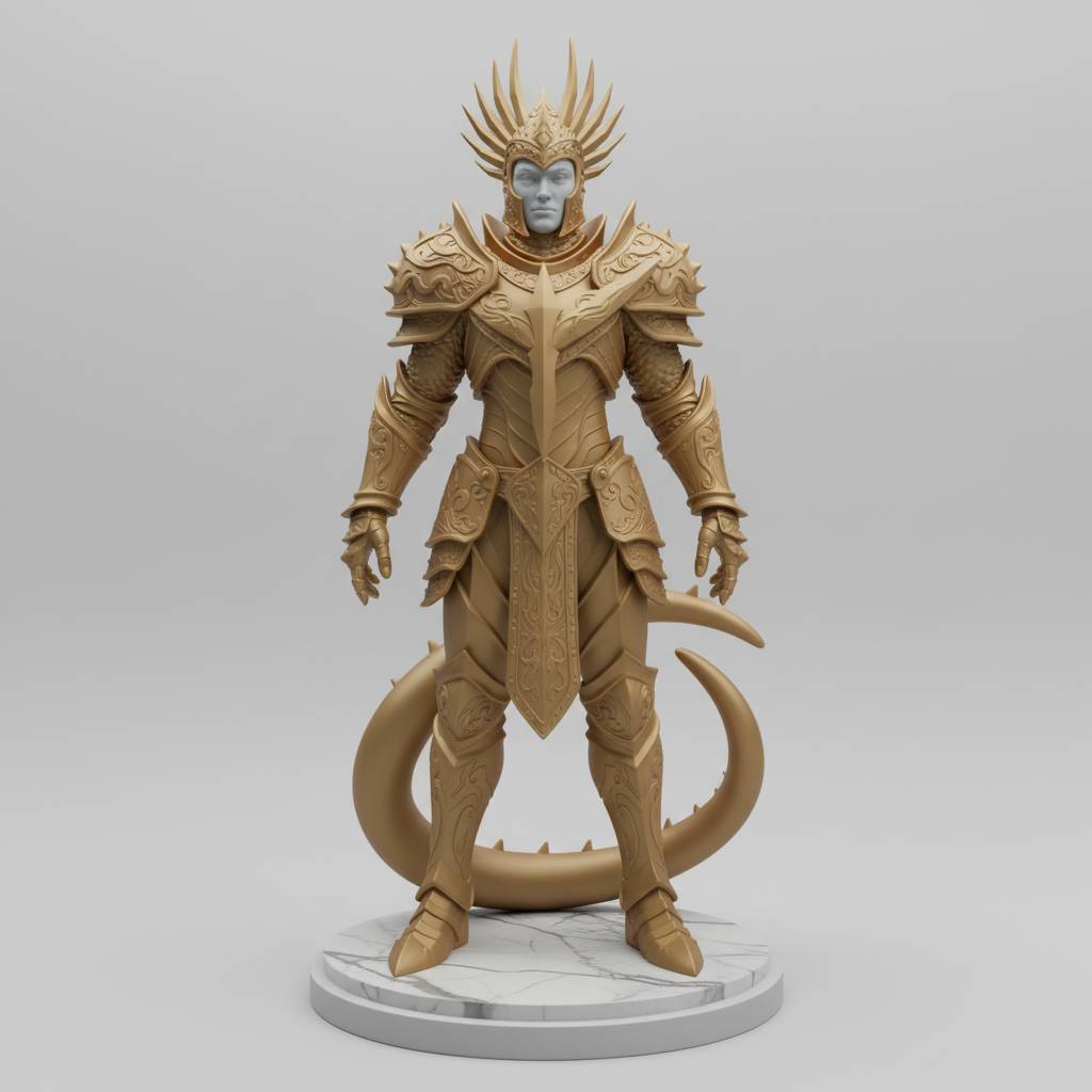 3D Printer Files | 3MF File | Golden Dragon Knights | Creality Cloud