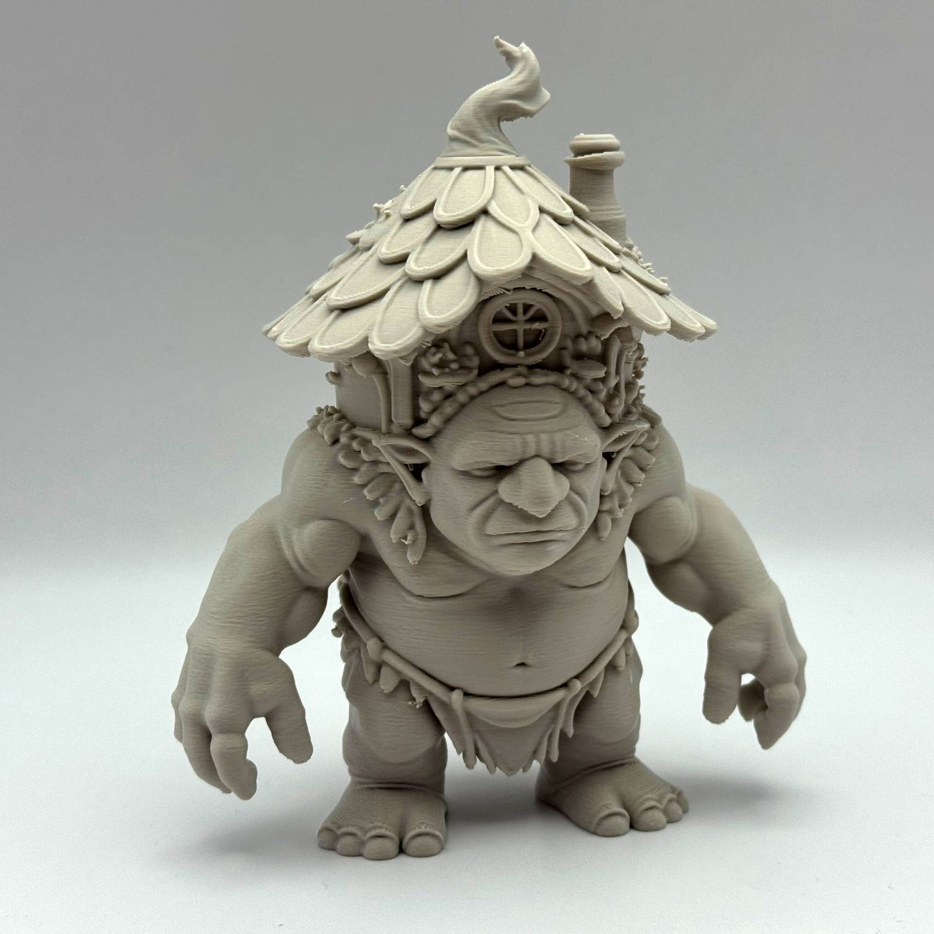 3D Printer Files | 3MF File | Cave Troll Fairy House | Creality Cloud