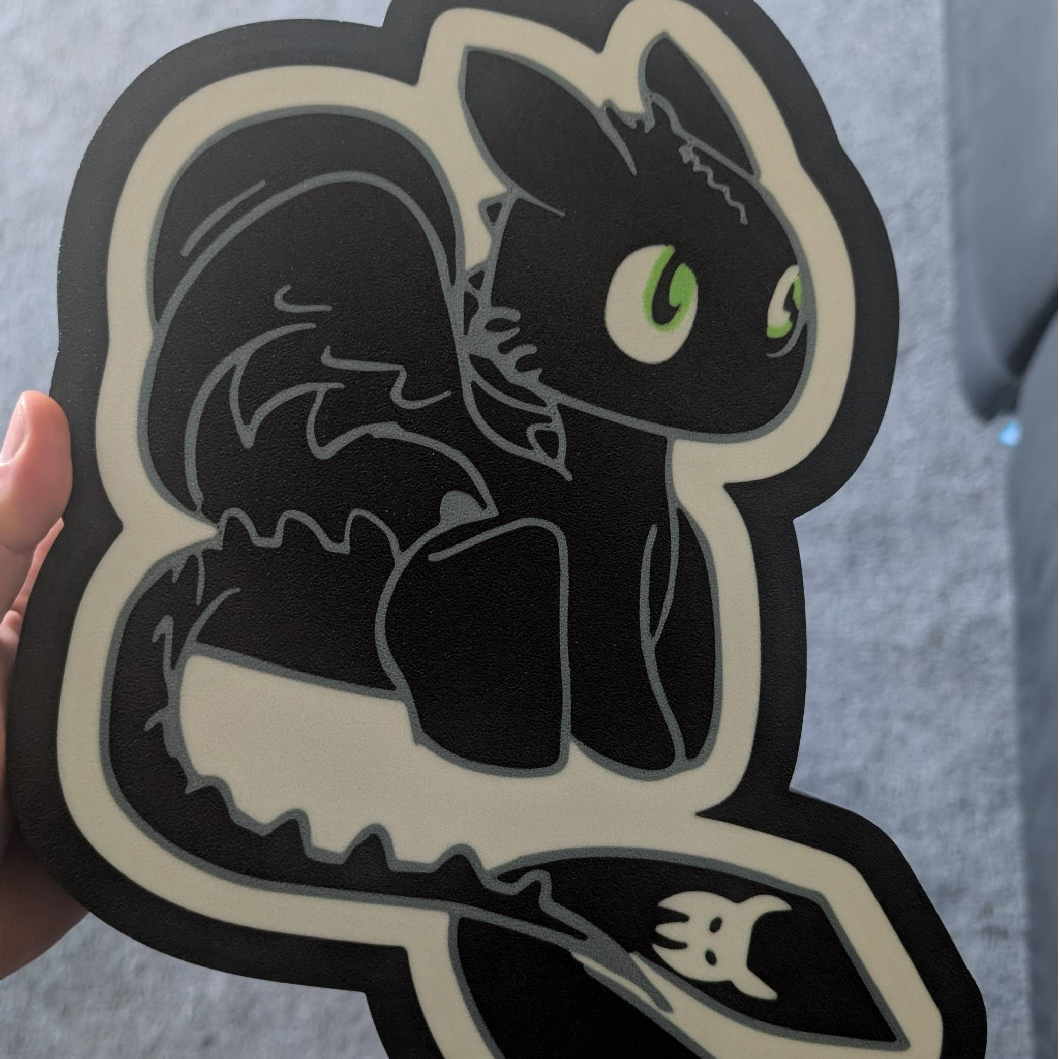 Файлы 3D-принтера | Файл 3MF | Toothless Lightbox ( How To Train Your ...