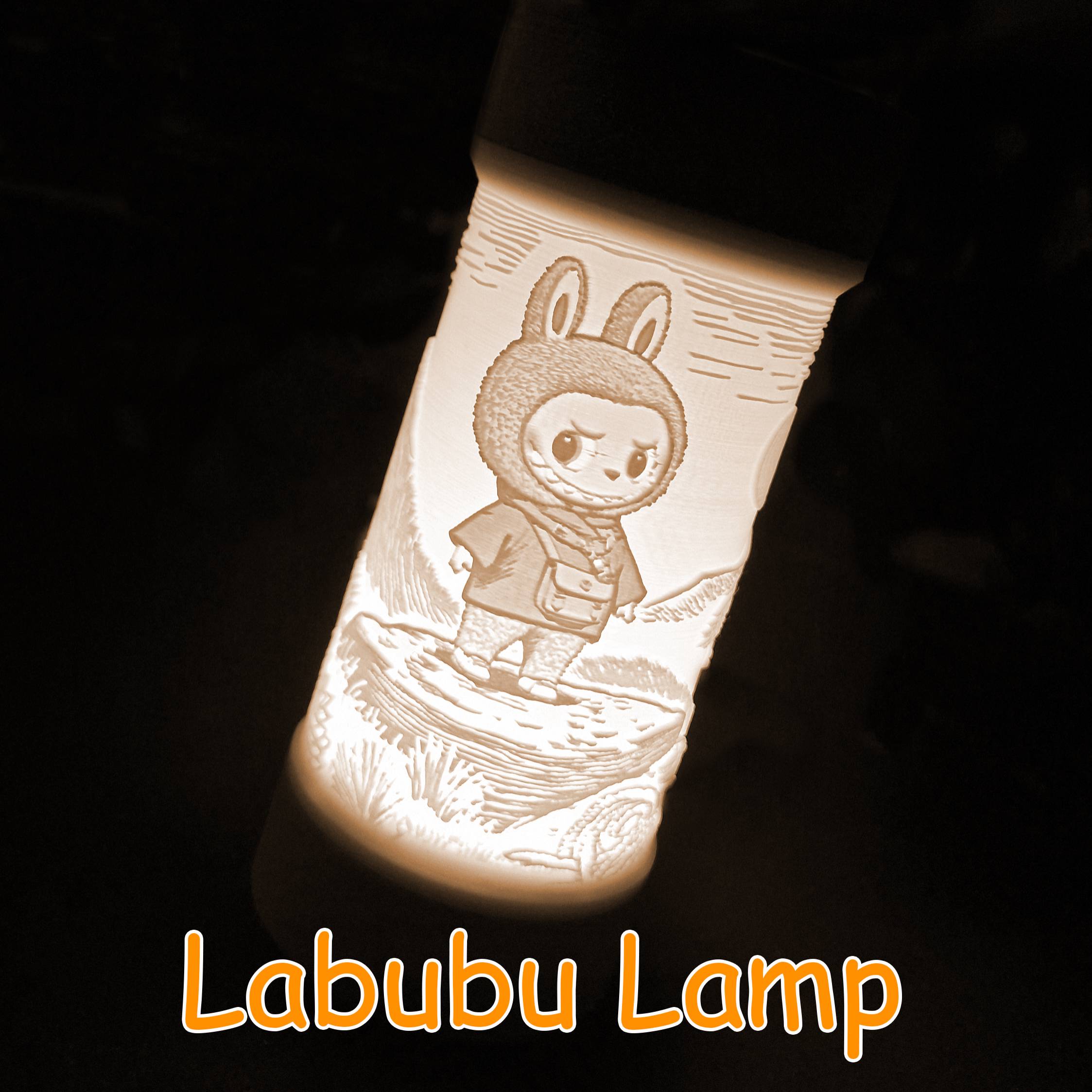3D Printer Files | 3MF File | Labubu Lamp | Creality Cloud