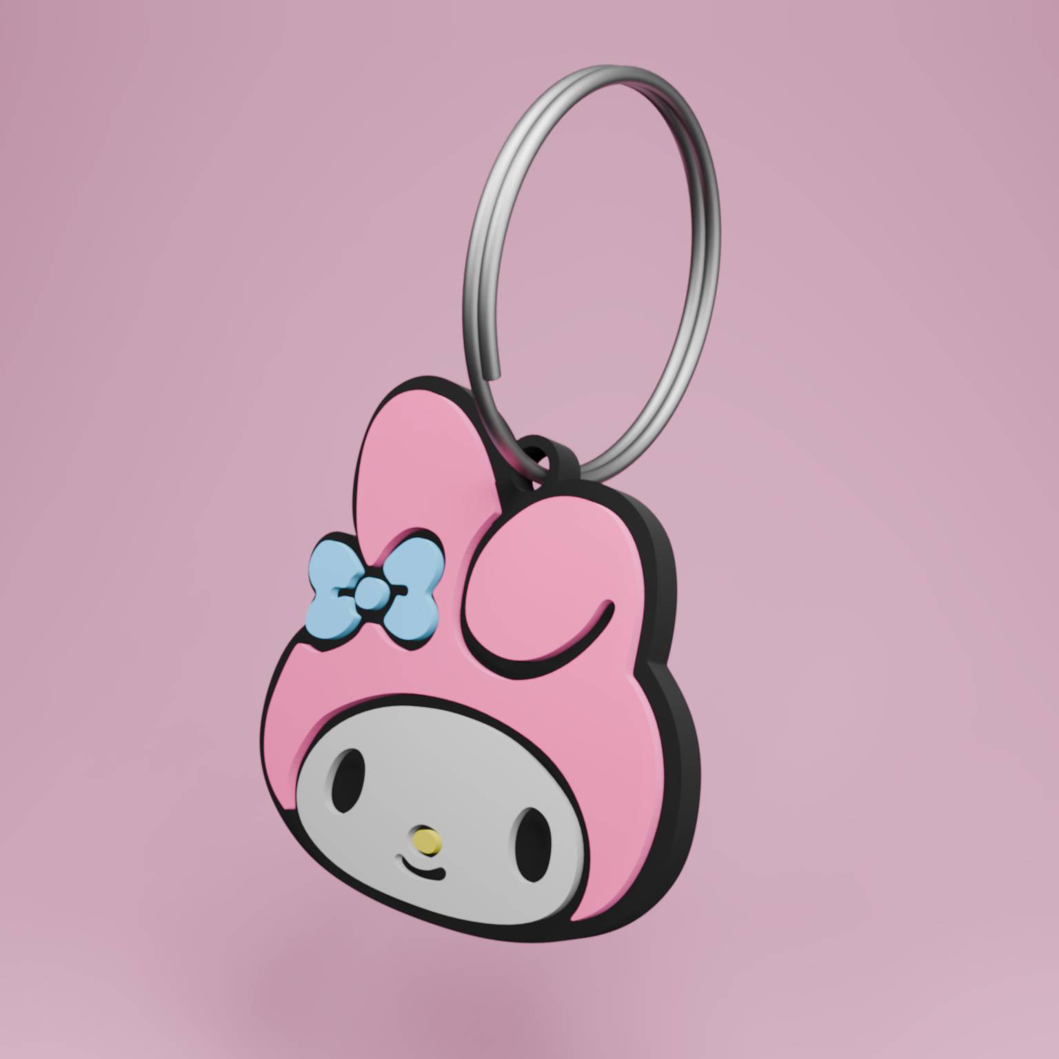 3D Printer Files | 3MF File | My Melody | Sanrio Keychain Series ...