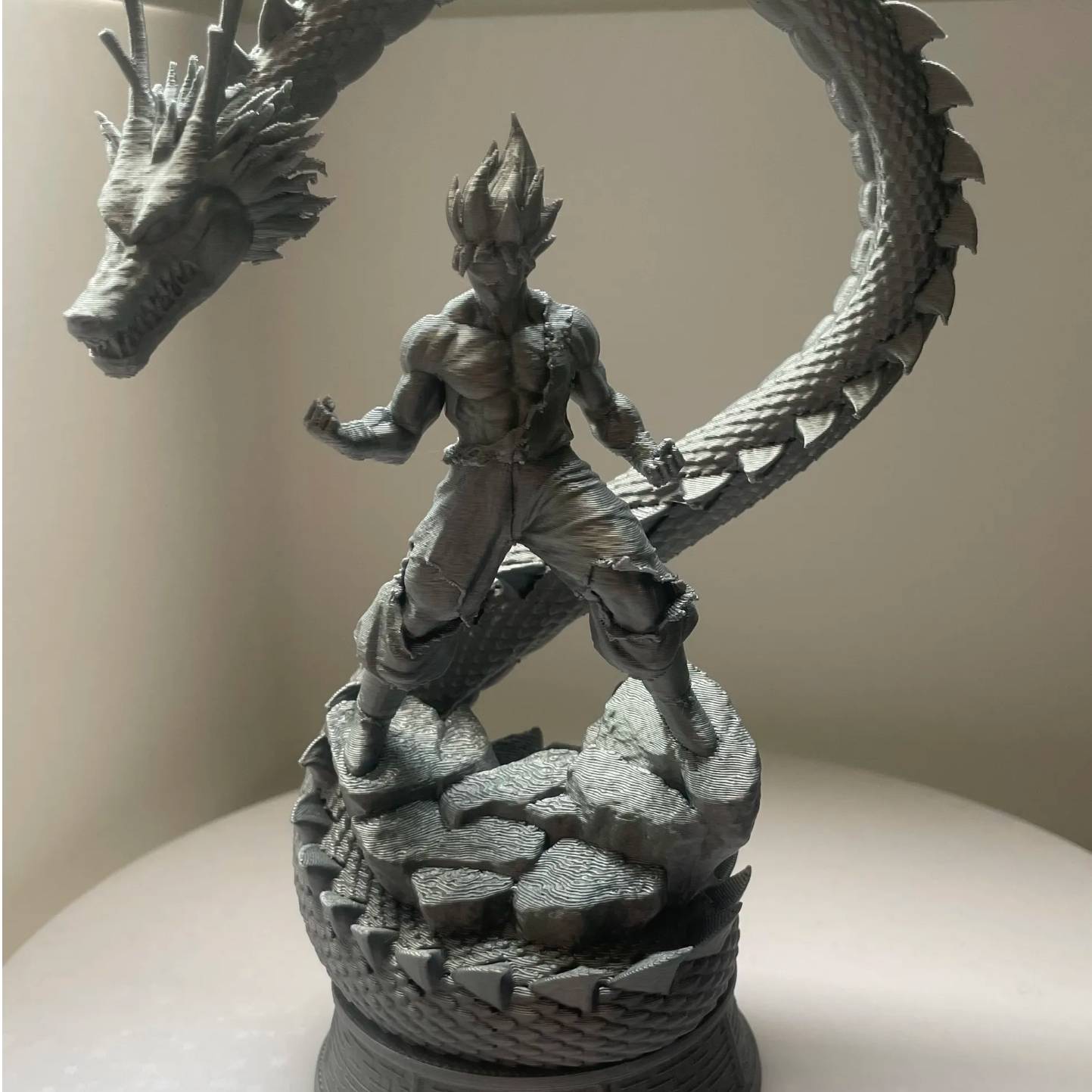 3D Printer Files | 3MF File | dragon ball goku a shenron | Creality Cloud