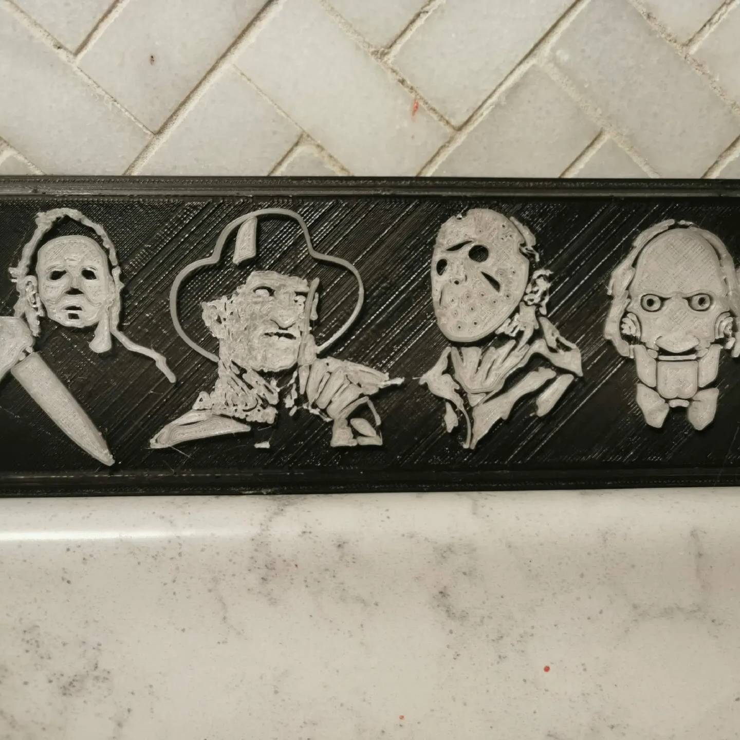 3D Printer Files | 3MF File | Horror Plaque | Creality Cloud