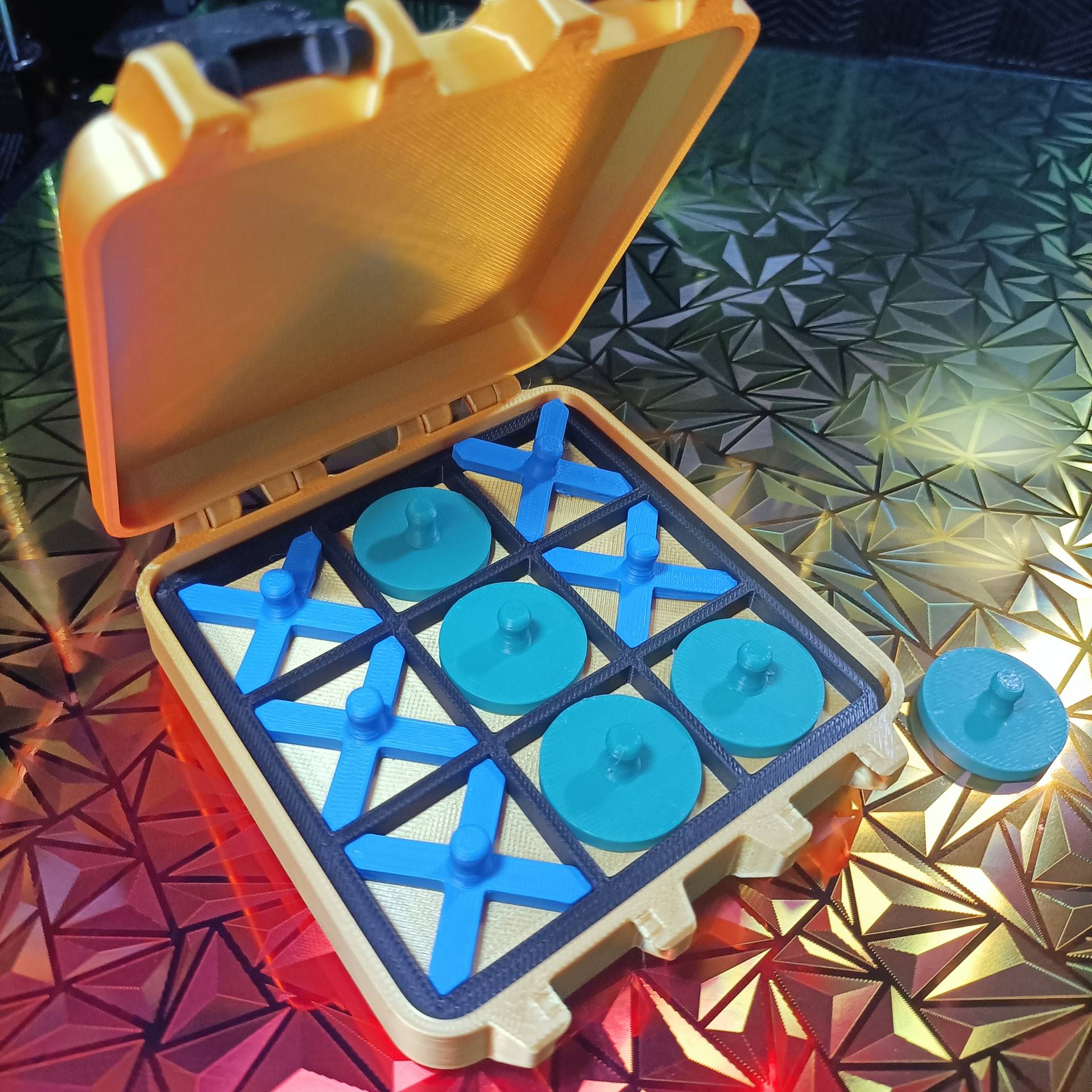 3D Printer Files | 3MF File | tick tack toe poket game | Creality Cloud