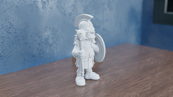 3D Printer Files | 3MF File | Gladiator Homer Simpson | Creality Cloud