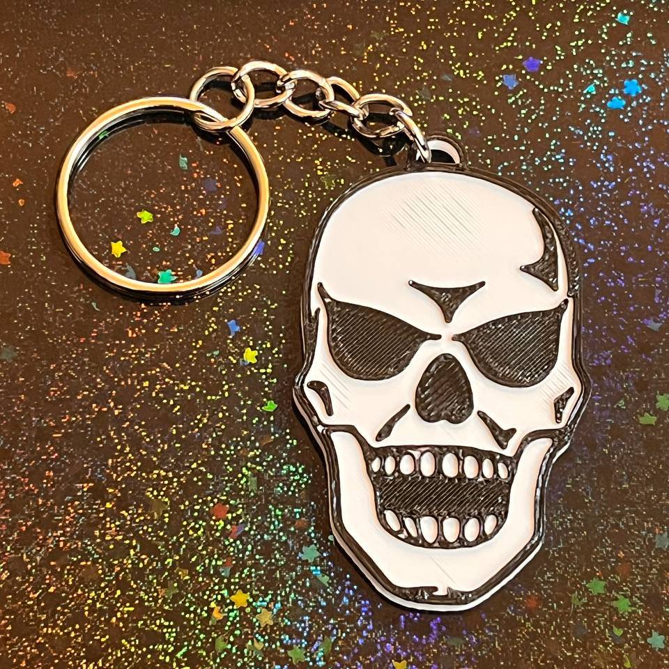 3D Printer Files | 3MF File | Keychain Skull II | Creality Cloud