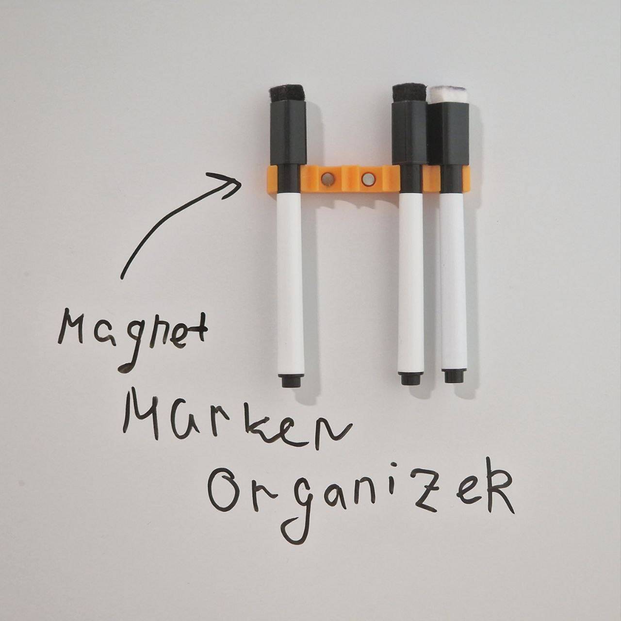 3D Printer Files | 3MF File | Whiteboard markers magnetic organizer ...