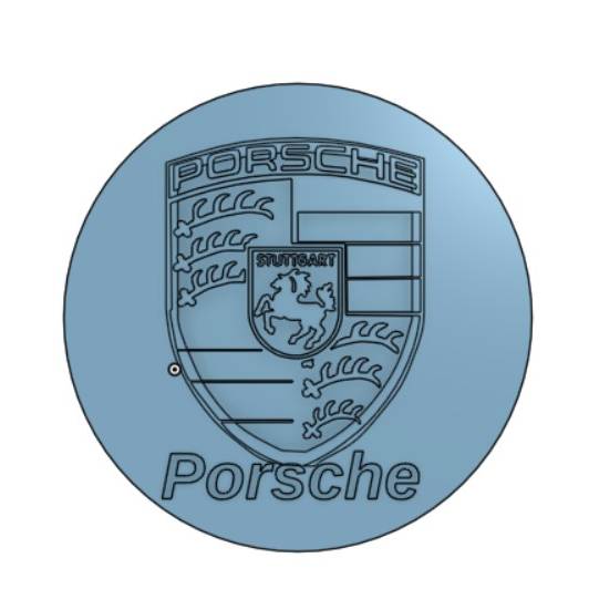 Home Decorations & Ornaments STL Download - Porsche coasterby Print ...