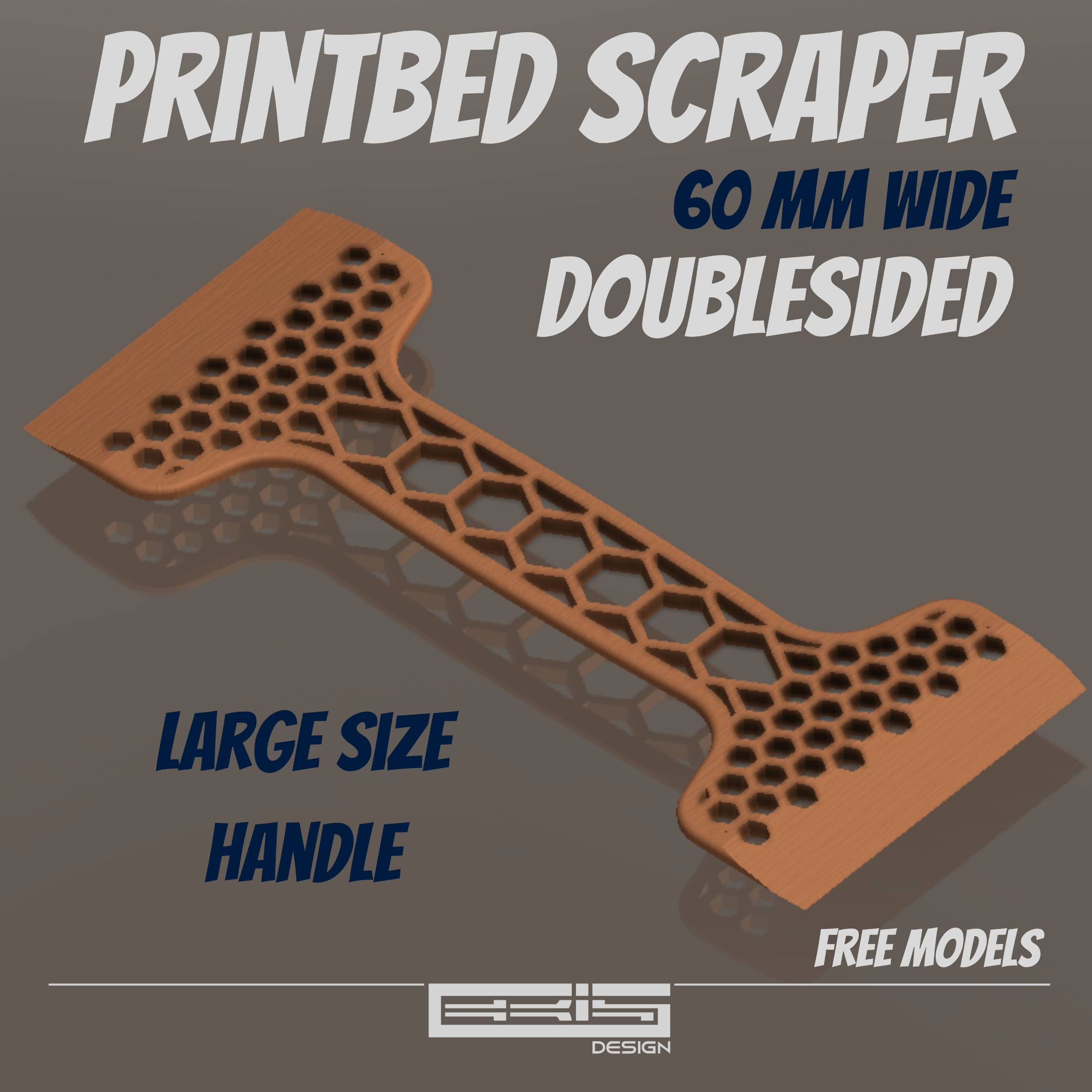 3D Printer Files | 3MF File | Printbed scraper, Doublesided | Creality ...