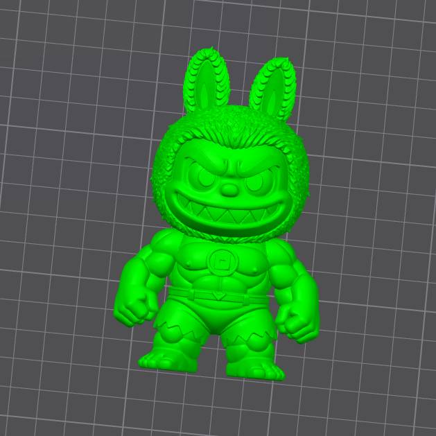 3D Printer Files | 3MF File | Labubu - Hulk DC Comics statue - 3D print ...
