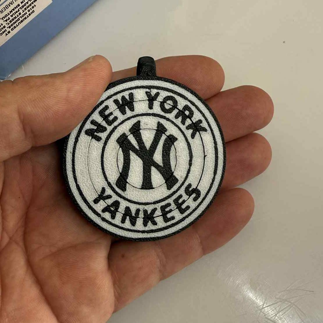 3D Printer Files | 3MF File | New York Yankees Gyro Fidget Keychain ...