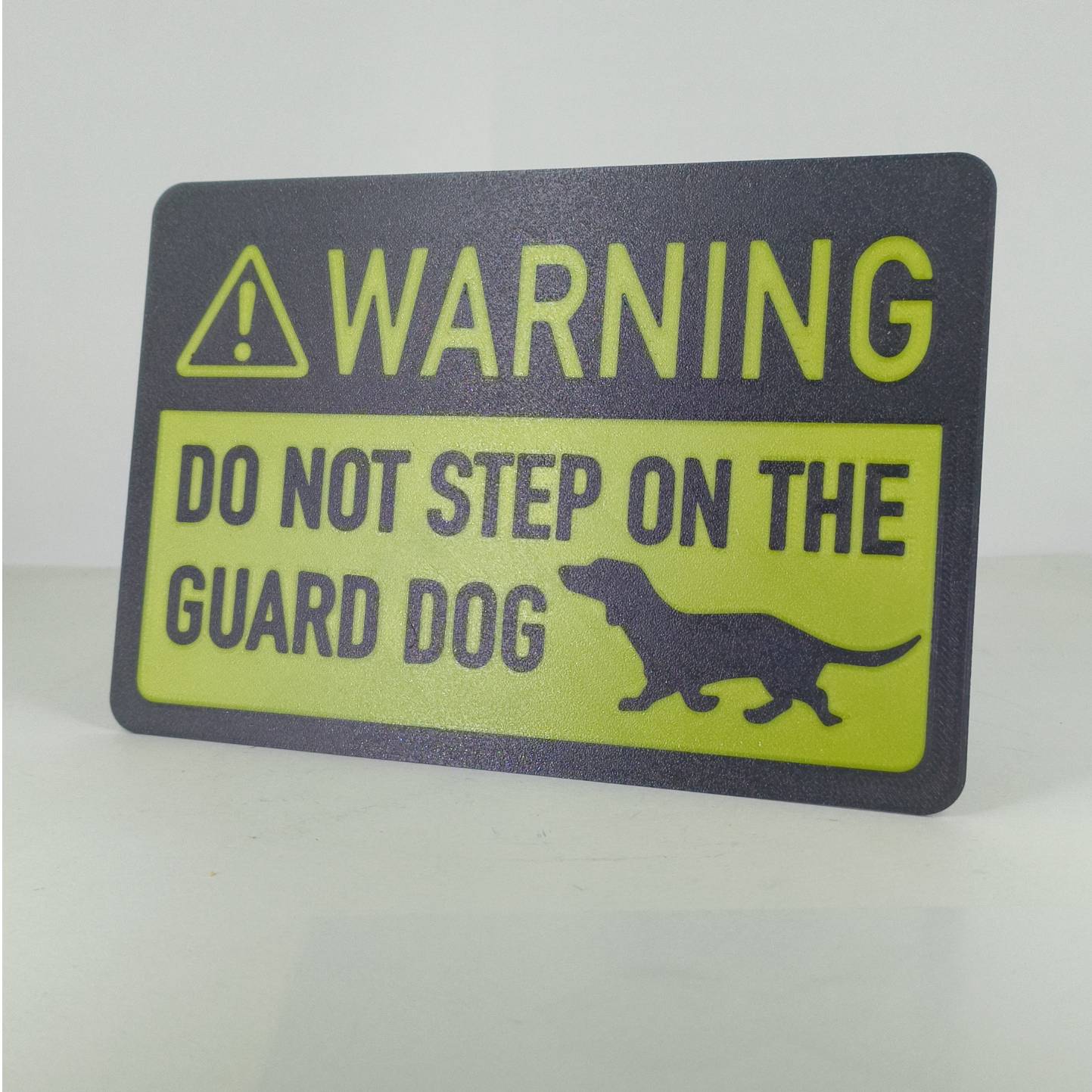 3D Printer Files | 3MF File | Do not step on guard dog - Funny Sign ...