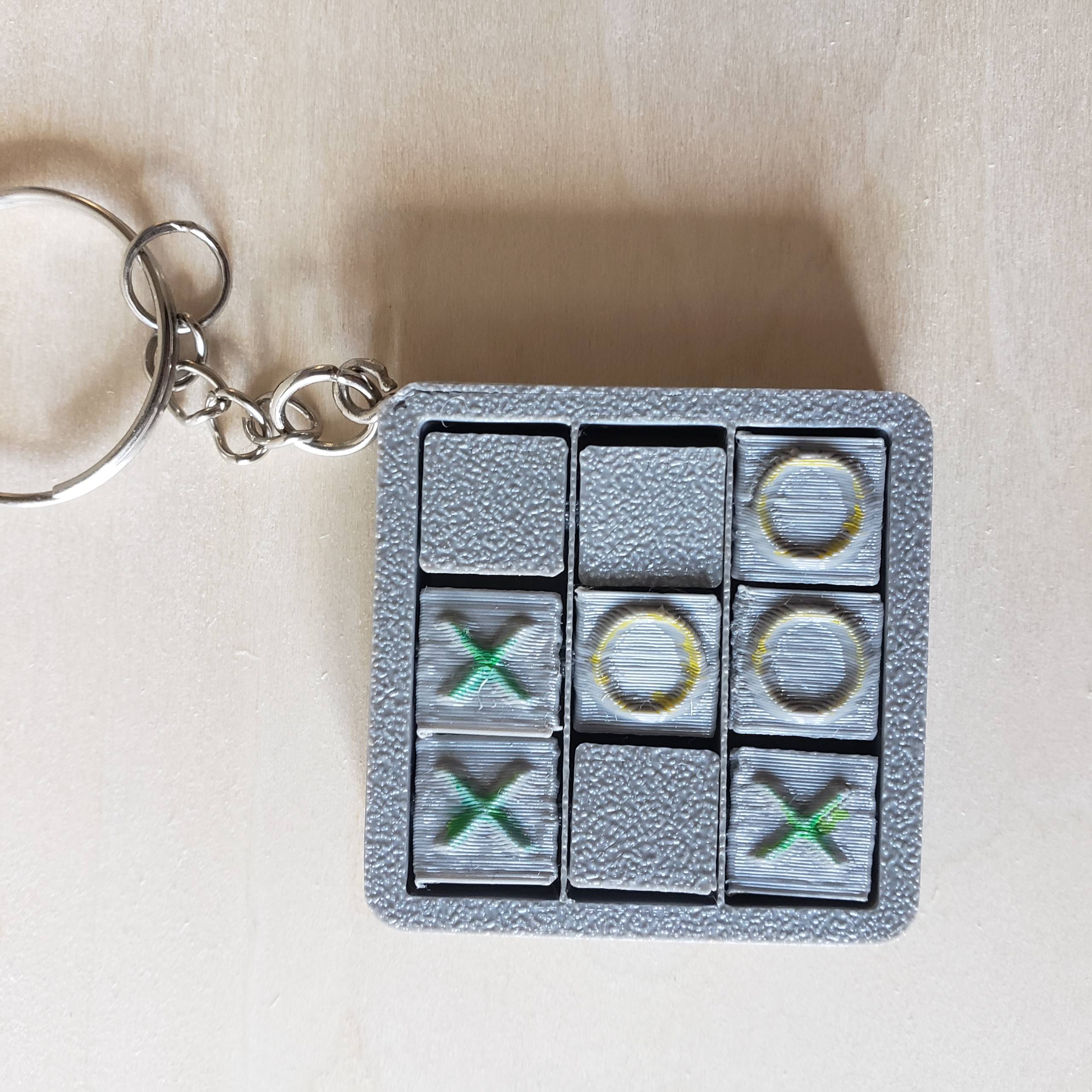 3D Printer Files | 3MF File | Porte-clé jeu morpion - Tic-tac-toe game ...