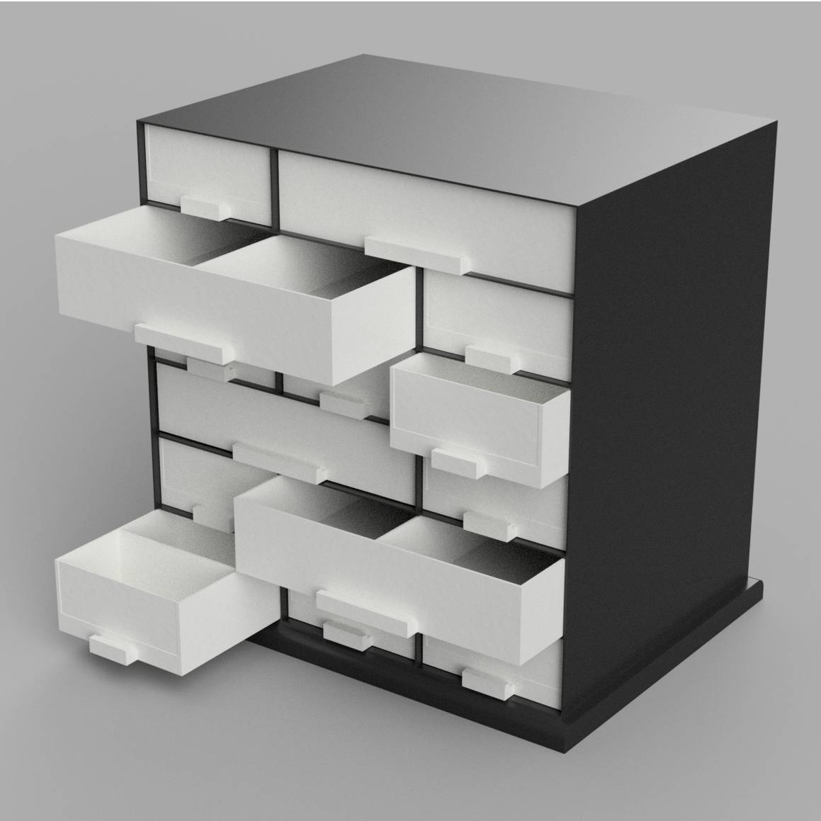 3D Printer Files | 3MF File | Storage Container with drawers | Creality ...