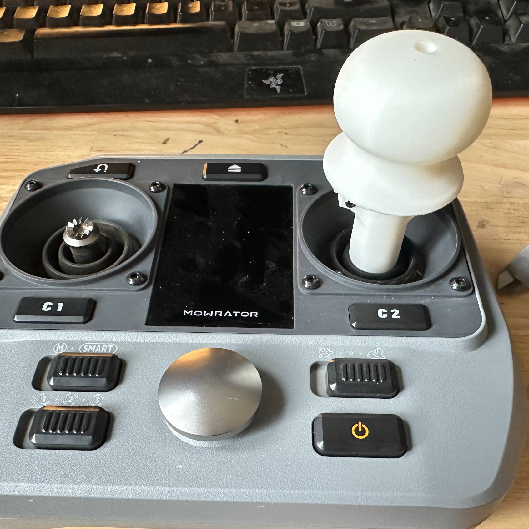 3D Printer Files | 3MF File | Mowrator controller thumb stick modification | Creality Cloud