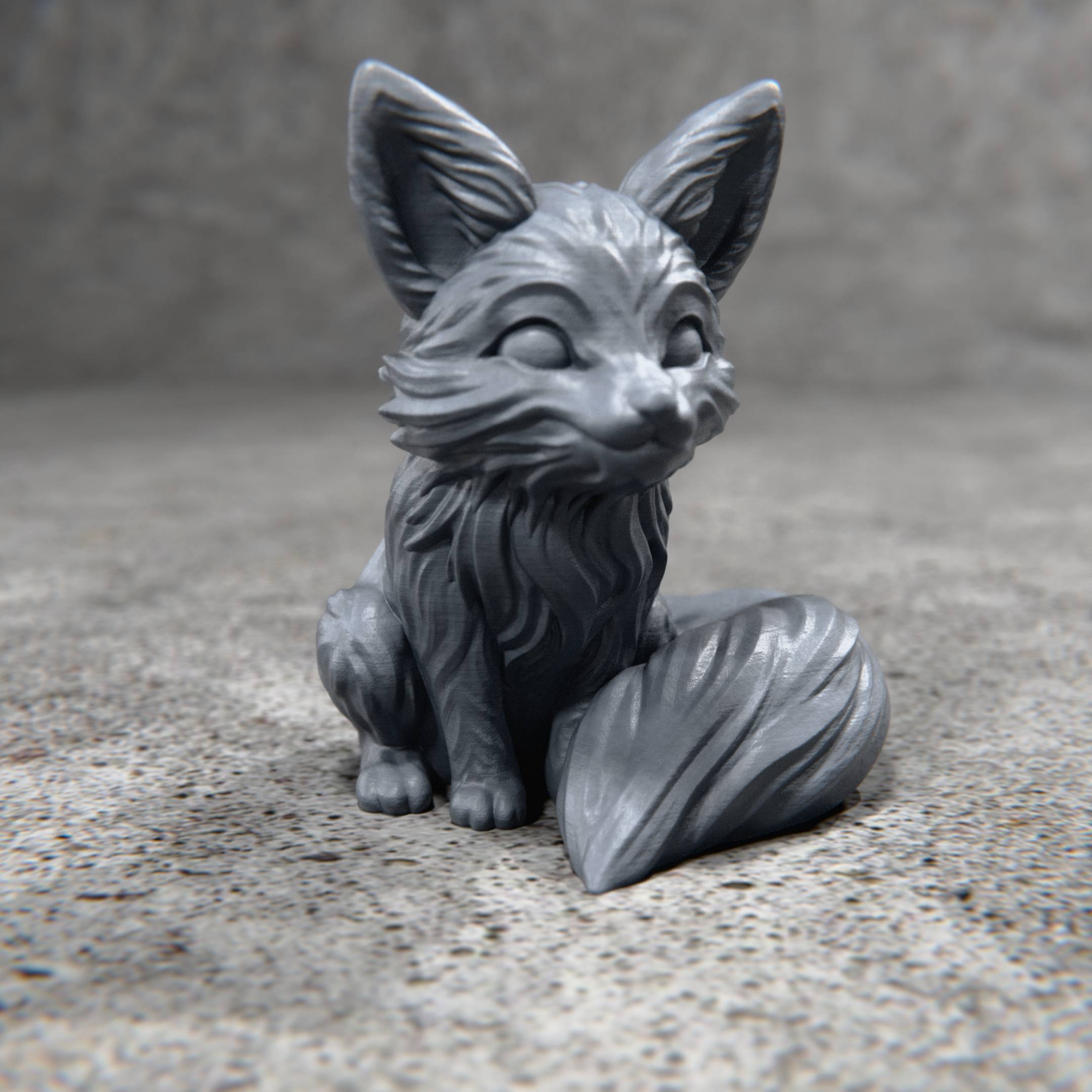 3D Printer Files | 3MF File | Cute Fox | Creality Cloud