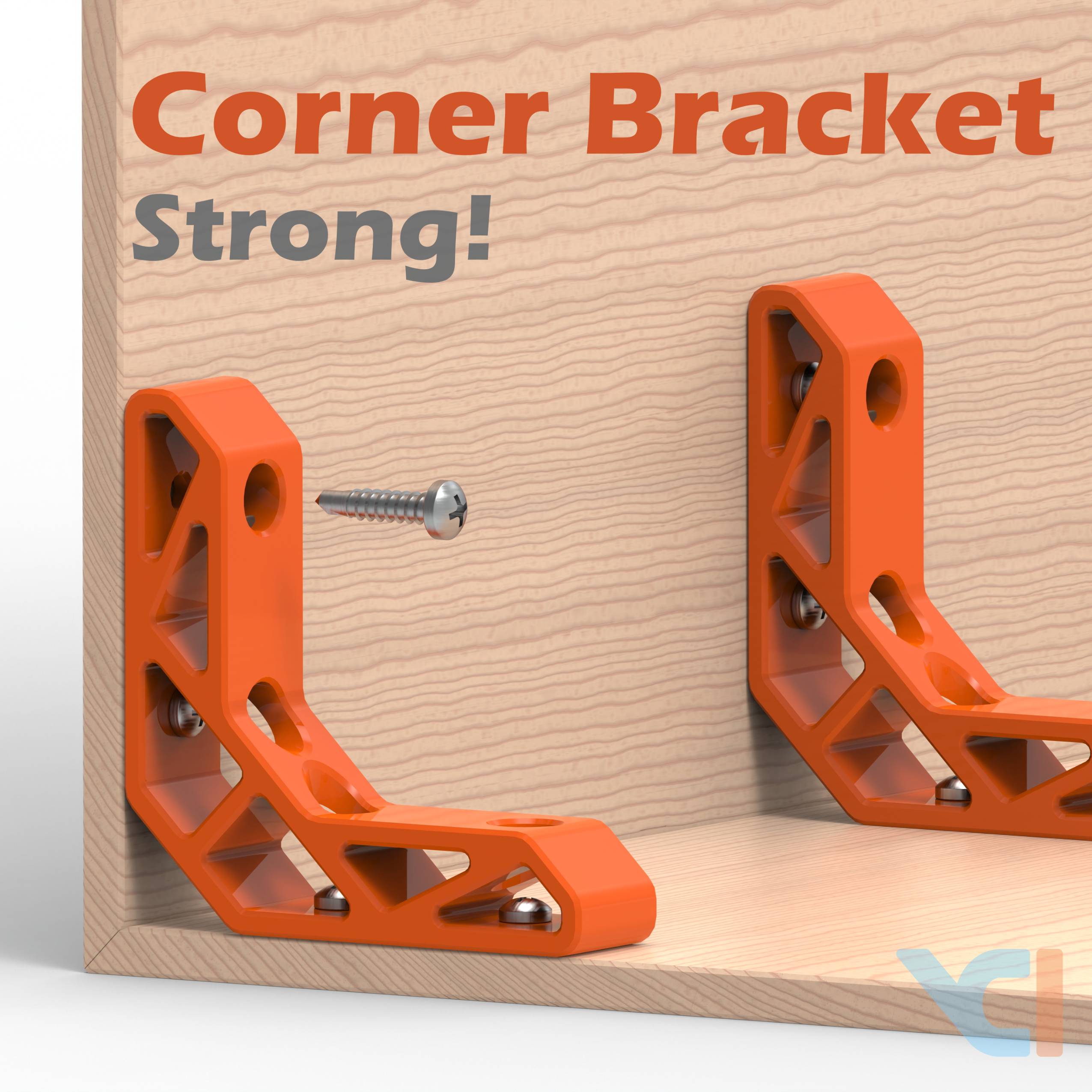3D Printer Files | 3MF File | Strong Corner Bracket | Creality Cloud