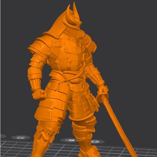 3D Printer Files | 3MF File | Samurai Warrior Figurine | Creality Cloud