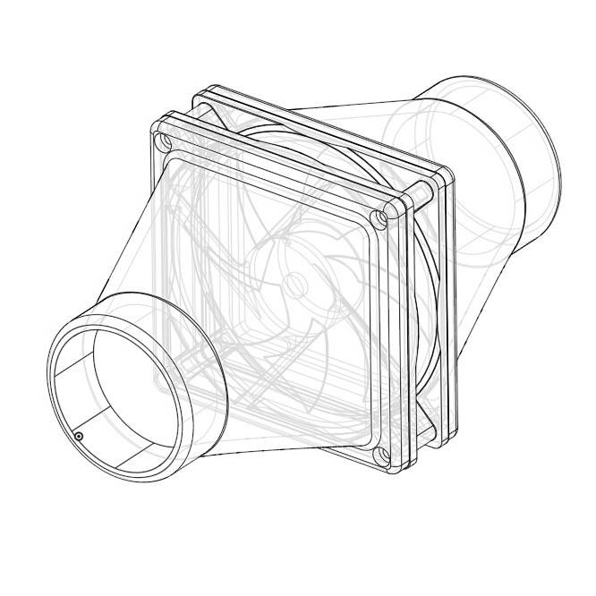 3D Printer Files | 3MF File | 120mm_Fan_Cowl_-_120mm_Tapered_Fan_Cowl ...