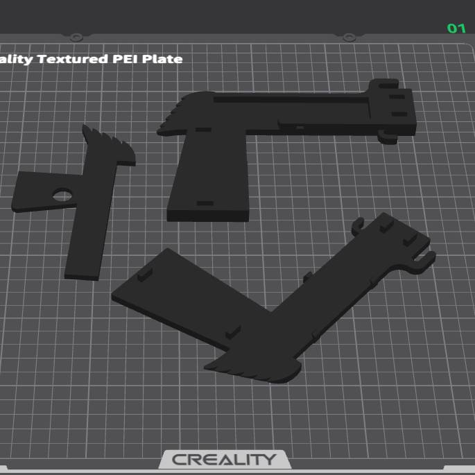 3D Printer Files | 3MF File | rubber gun | Creality Cloud