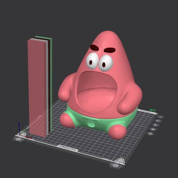 3D Printer Files | 3MF File | Patrick Star Pencil Holder | Creality Cloud
