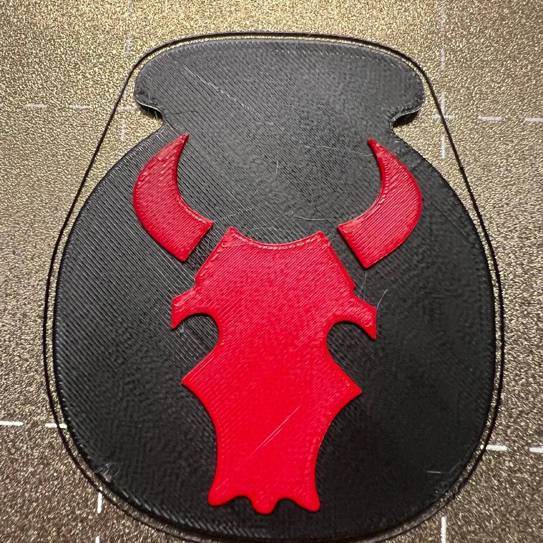 3D Printer Files | 3MF File | 34th ID Red Bull | Creality Cloud