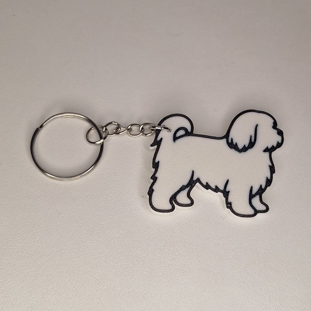 3D Printer Files | 3MF File | Maltese dog keychain | Creality Cloud