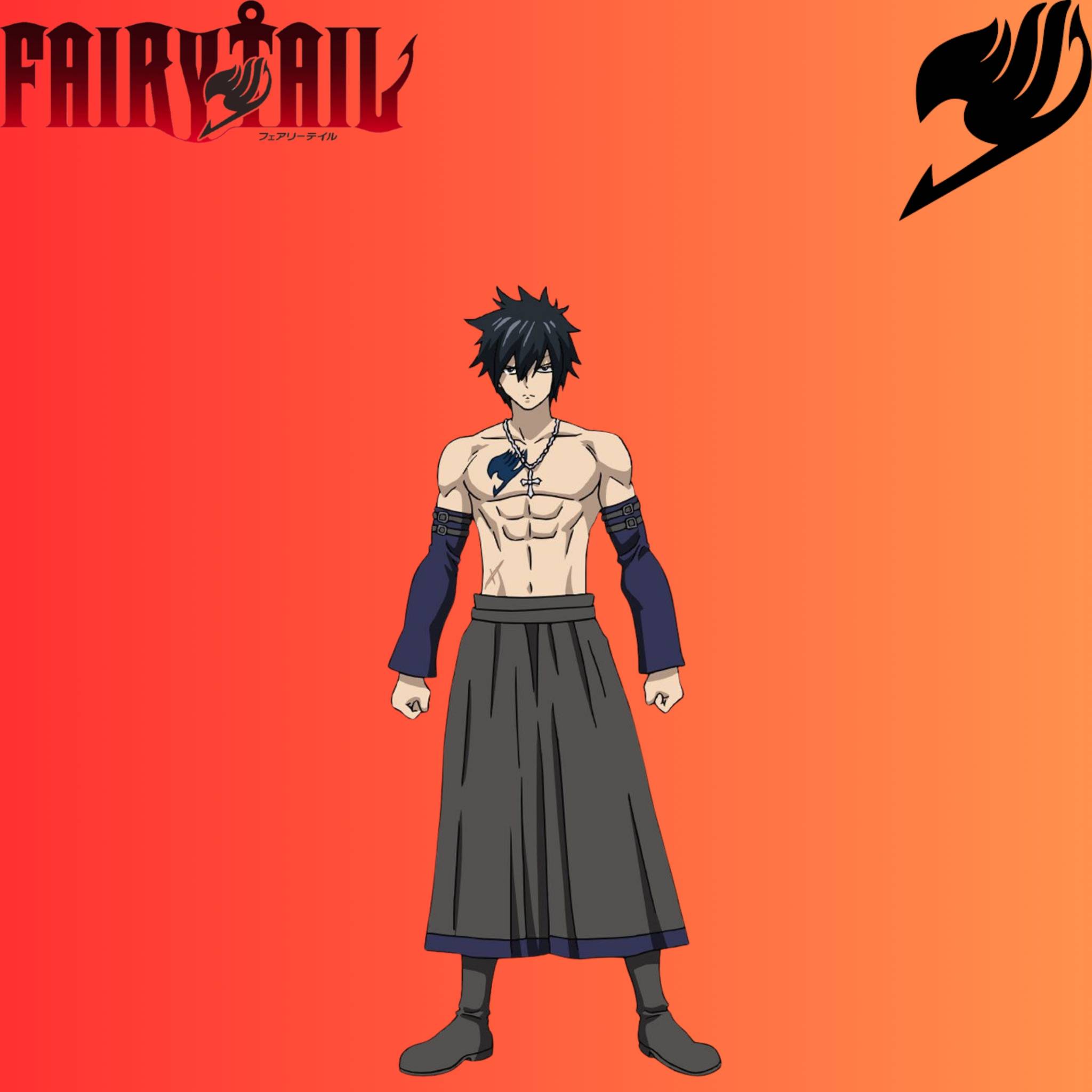 Characters & Creatures STL Download - Gray Fullbuster Fairy Tail ...