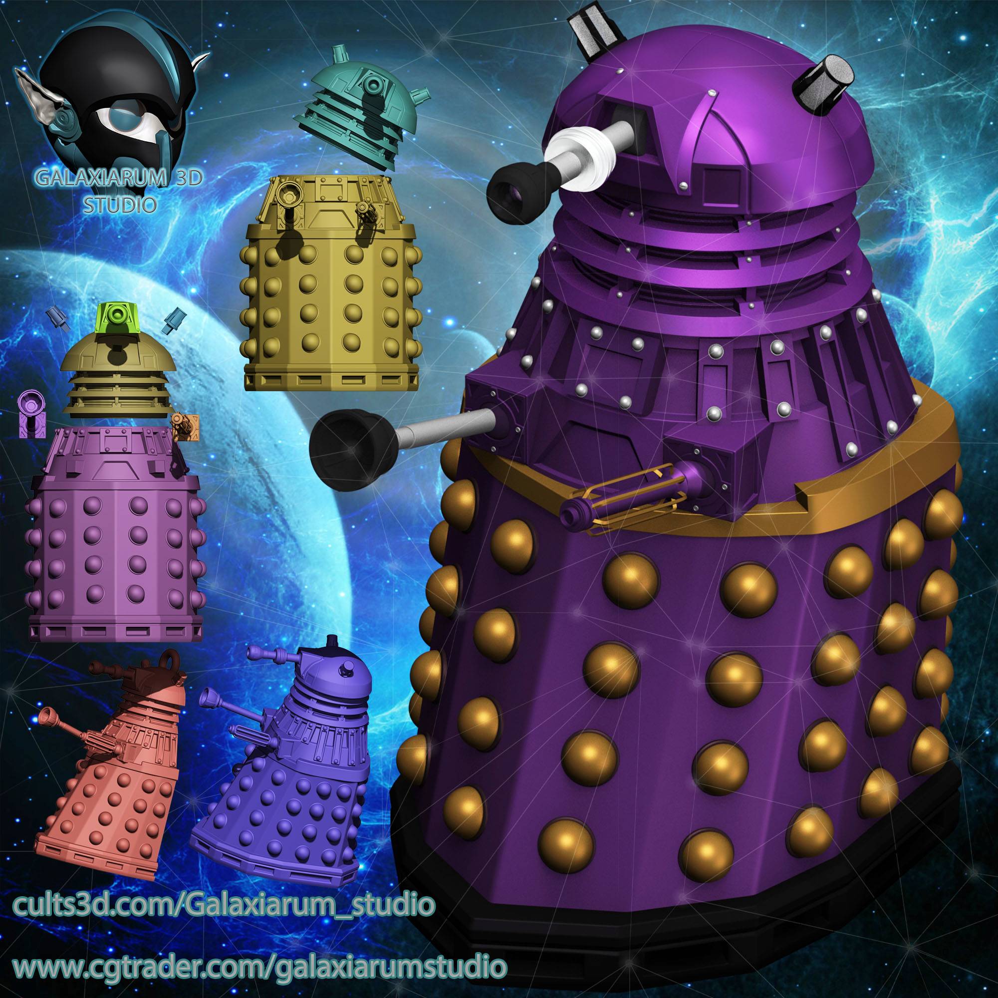 Other STL Download - Dalekby GALAXIARUM 3D