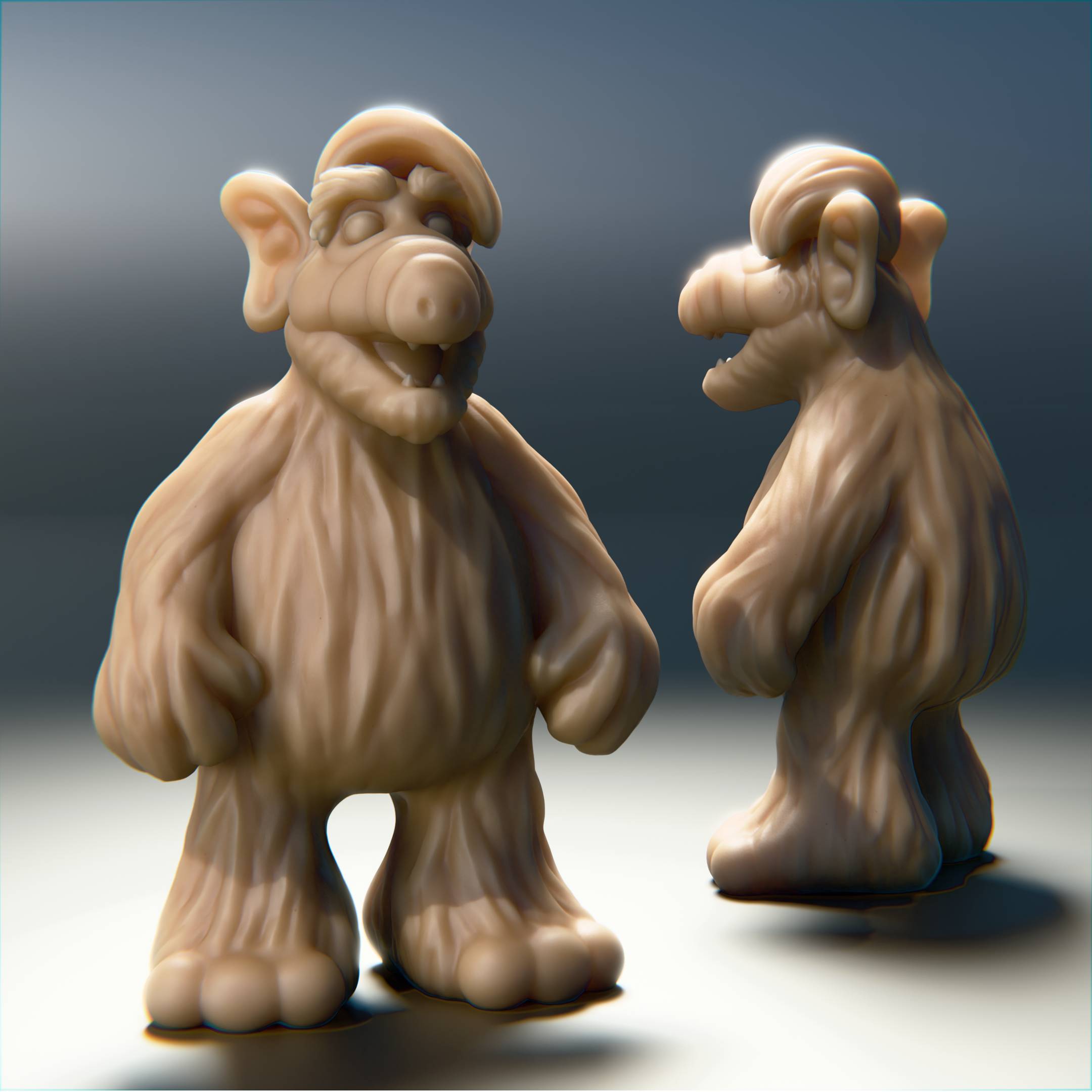 3D Printer Files | 3MF File | Alf Fan Art Figure | Creality Cloud