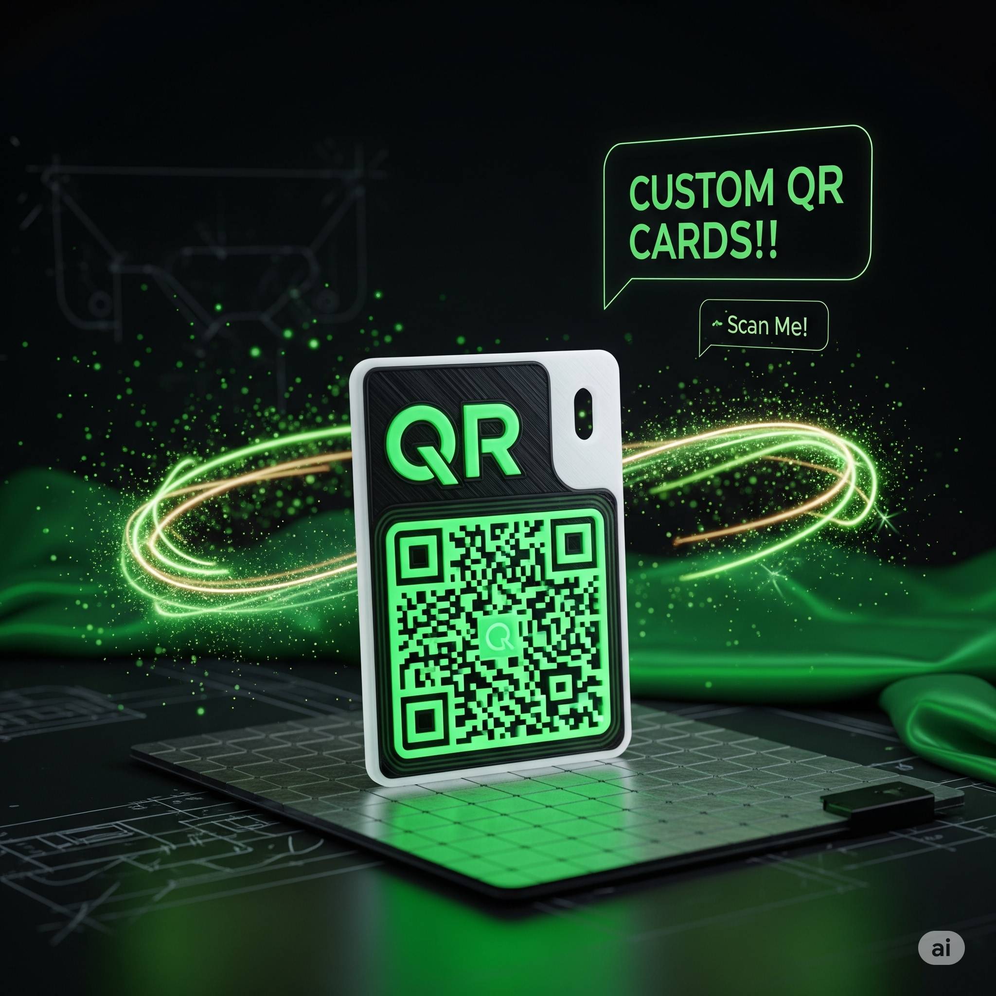 3D Printer Files | 3MF File | Custom QR Code Business Card | Creality Cloud
