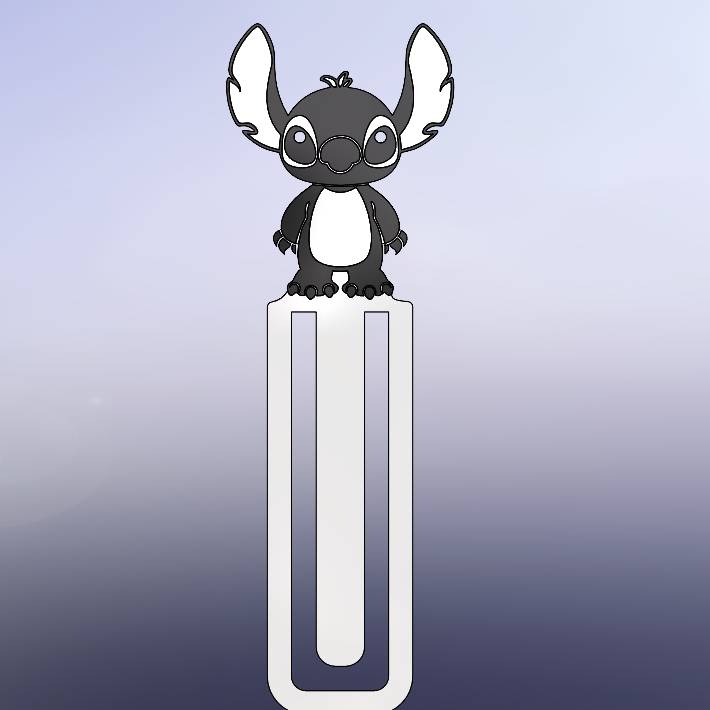 Tools & Spare Parts STL Download - Stitch bookmark Disney characterby ...