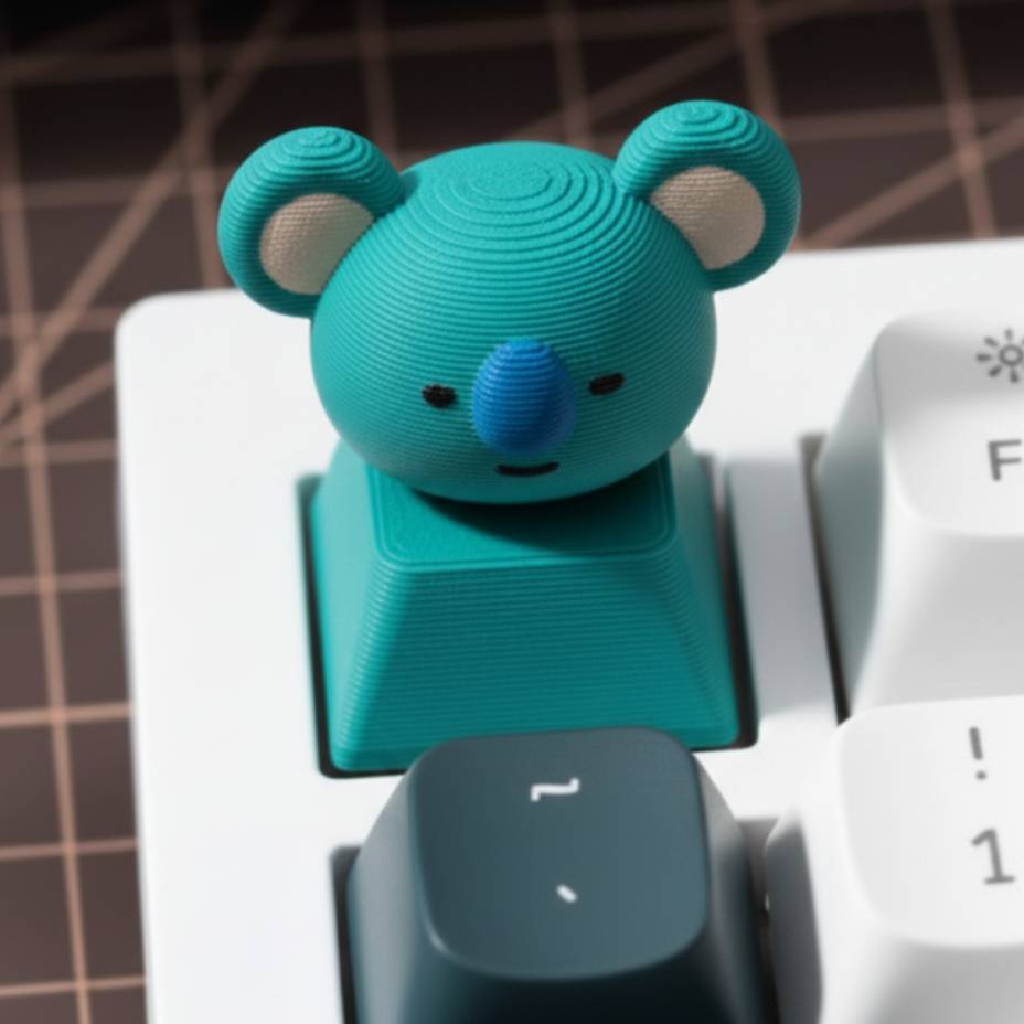 3D Printer Files | 3MF File | Koya BTS BT21 Keycap | Creality Cloud