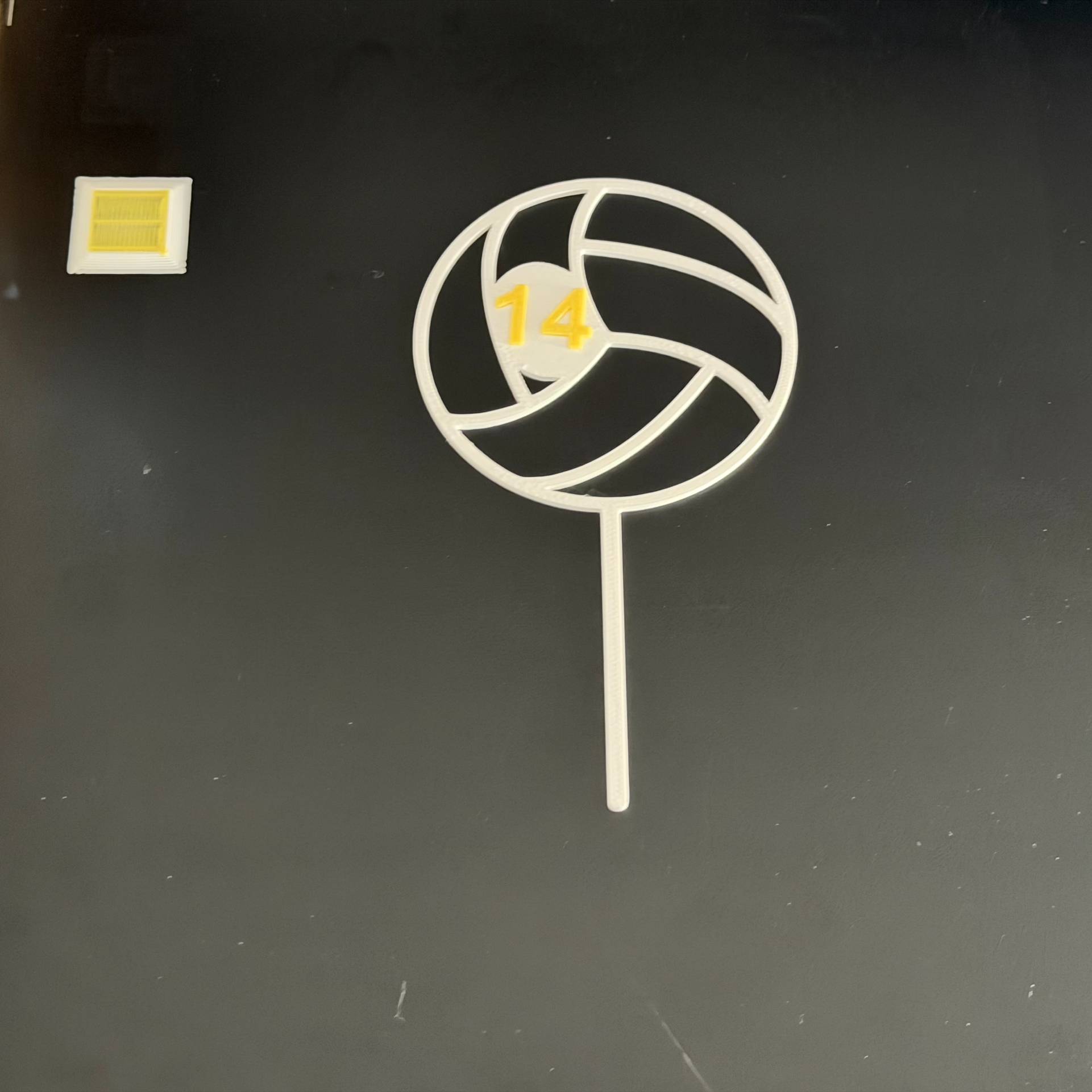 3D Printer Files | 3MF File | Volley-ball Topper Cake | Creality Cloud