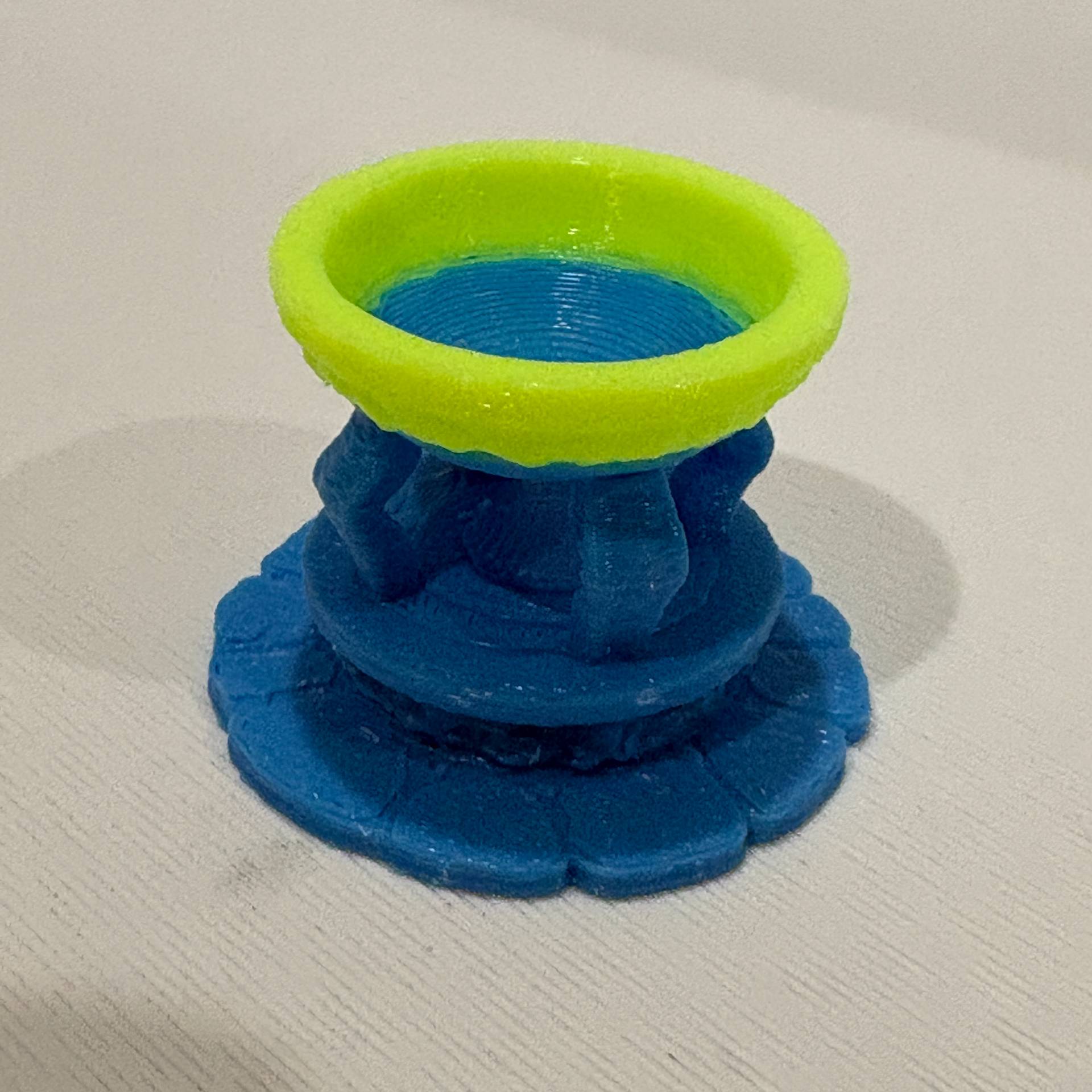 3D Printer Files | 3MF File | A stone brazier, standing on a small ...