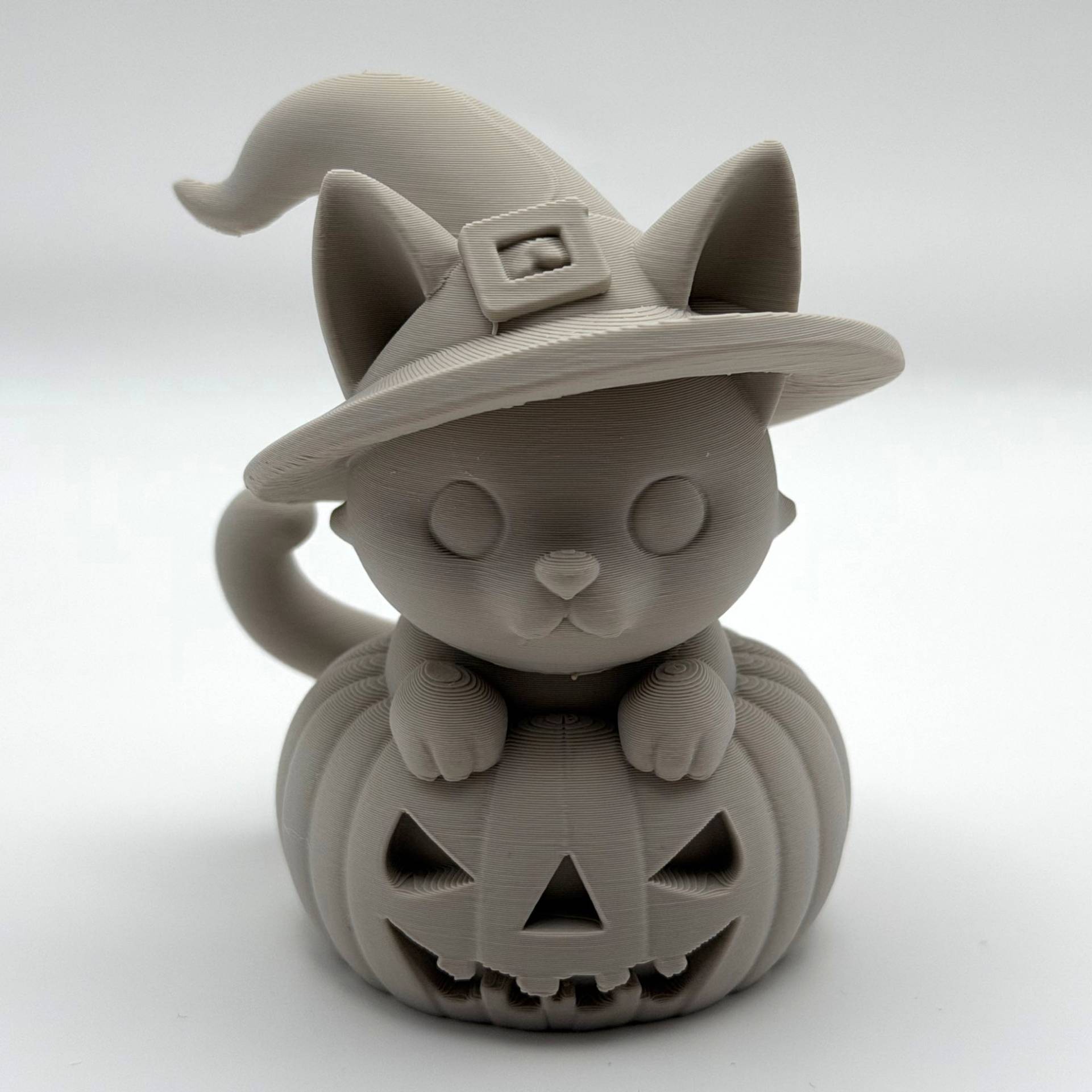 3D Printer Files | 3MF File | Pumpkin Cat | Creality Cloud